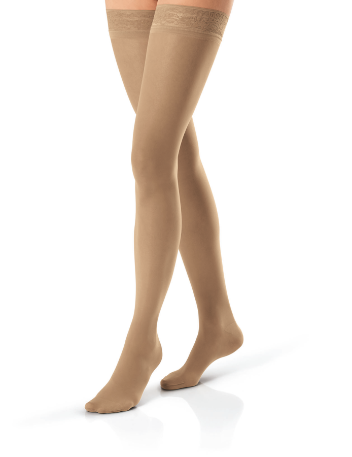 JOBST UltraSheer US Class 2, Stay-Up Compression Stockings w/Lace Band ...