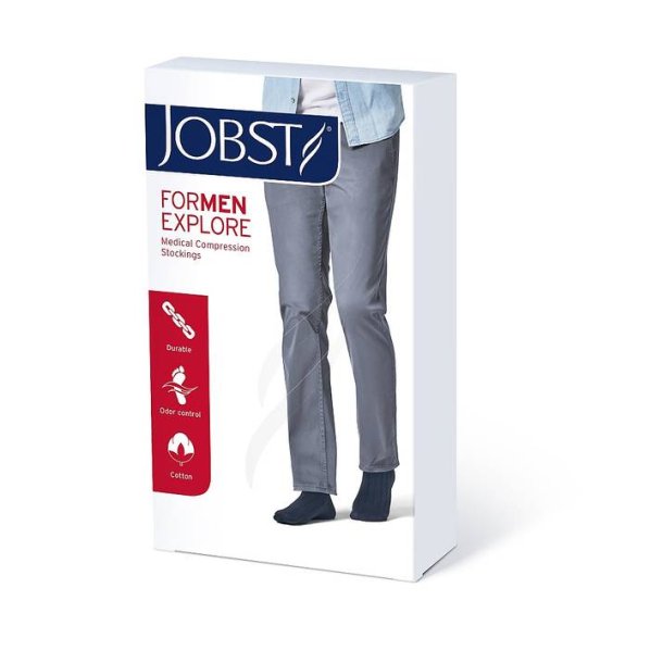 JOBST ForMen Explore RAL Class 2, Compression Stockings, Black